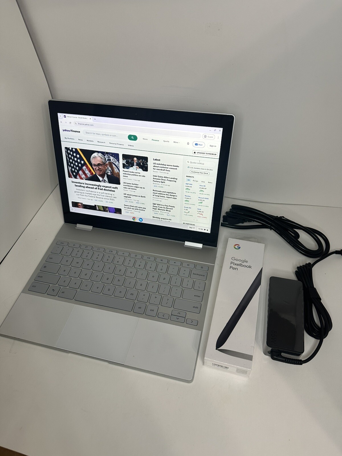Google GA00124-US Pixelbook 12.3in. 512GB SSD Intel Core i7 7Gen. 1 ...