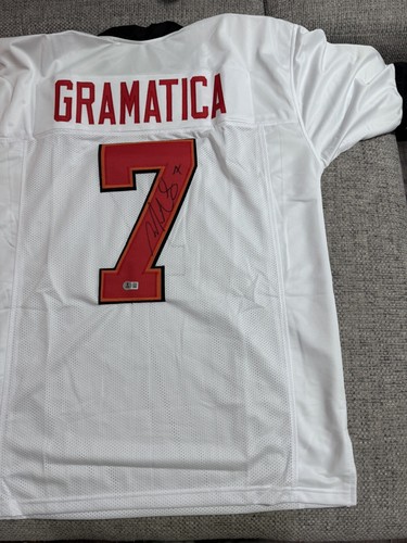 Martin Gramatica Signed Autograph Custom Jersey - Beckett Coa - Tampa ...