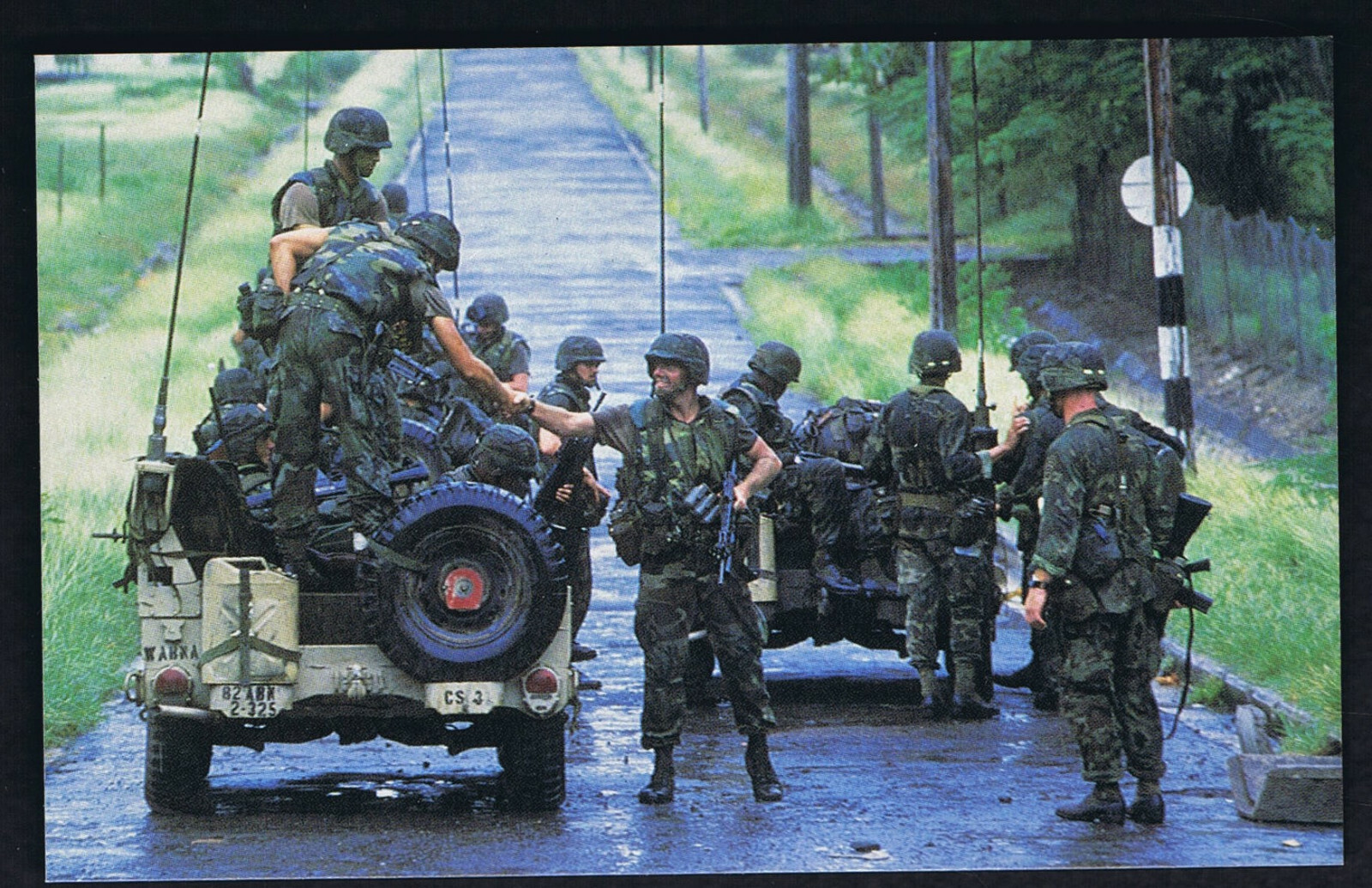 INVASION of GRENADA, US MARINES, Jeep 1983 President Ronald Reagan ...