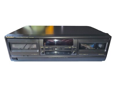 Technics RS-TR180 Stereo Double Dual Cassette Tape Tested & Works No ...