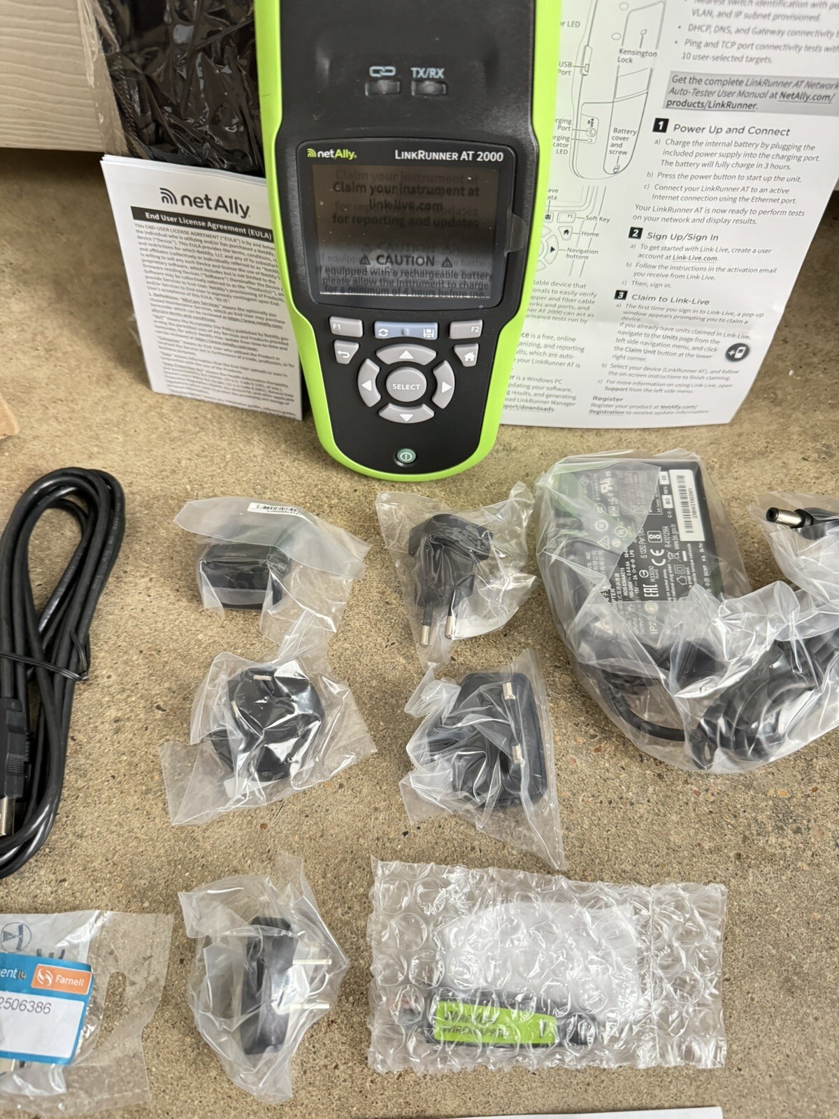 NetAlly LinkRunner AT 2000 Network Tester for Copper & Fiber LRAT-2000 ...