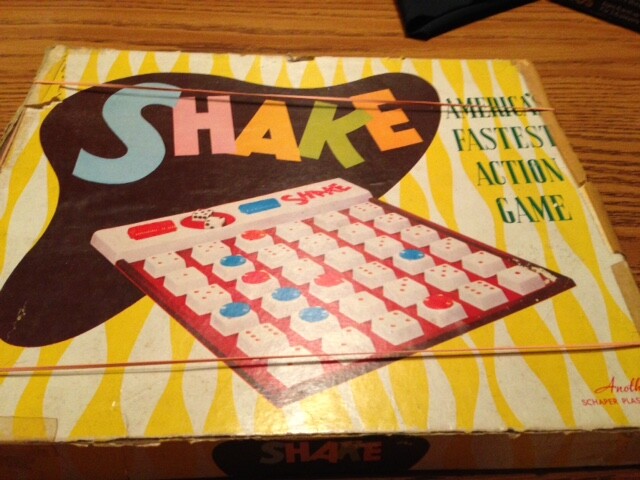 VTG 1960'S SCHAPER PLASTIC "SHAKE" ACTION GAME IOB COMPLETE | eBay