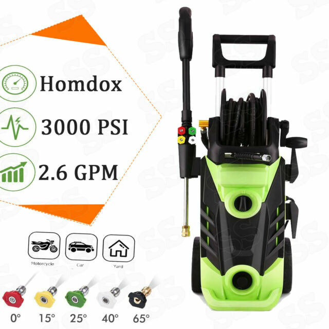 Homdox 3500 PSI 2.6 GPM Electric Pressure Washer for sale online | eBay