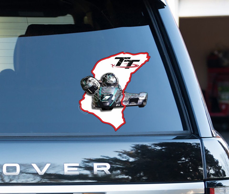 stars of motoGP TT superbike cartoon decals stickers past and present ...