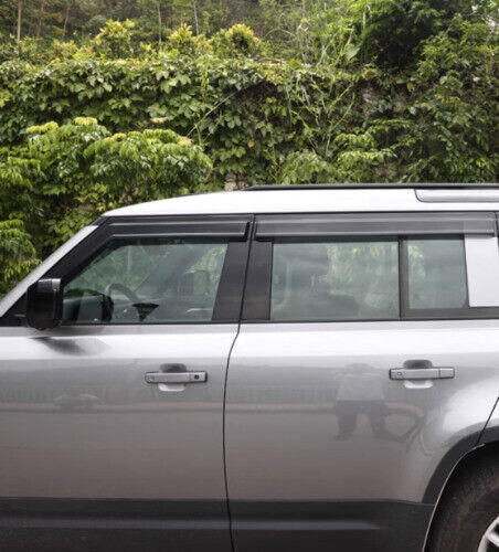 Sun Rain Shield For Land Rover Defender 2020-24 Black 4X Side Window ...