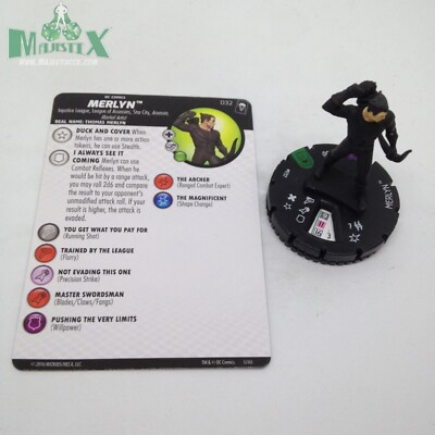 Heroclix Joker's Wild set Merlyn #032 Uncommon figure w/card! | eBay