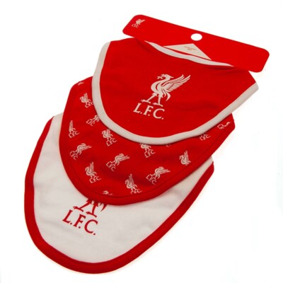 Liverpool FC 3 Pack Baby Bibs | eBay