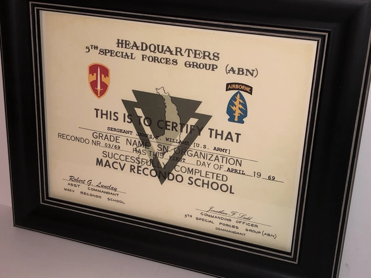 5th Special Forces Group Awards