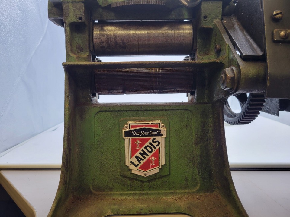 Landis Model 30 Manual Leather Splitter 6" Heavy-Duty Frame Adjustable ...