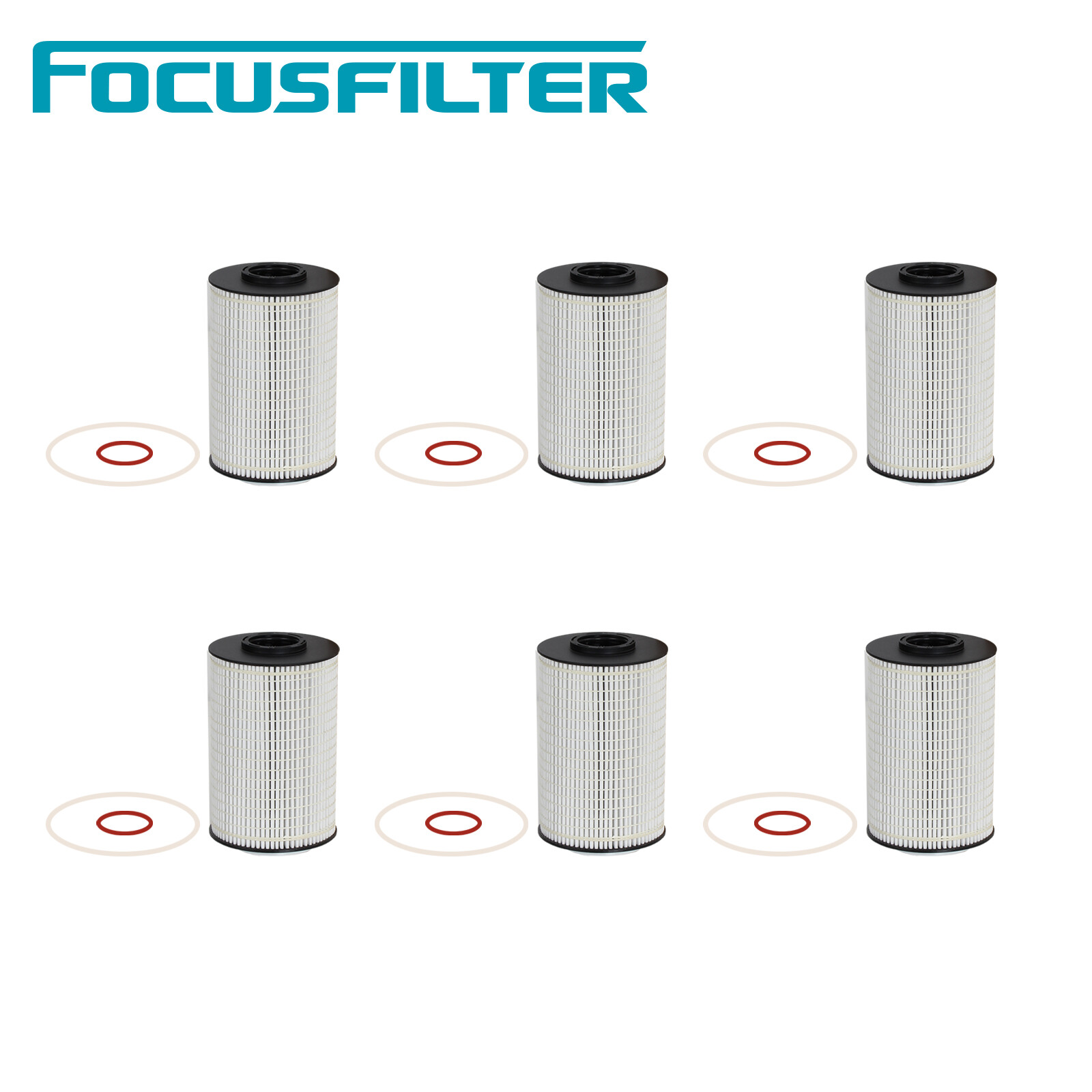 6× Oil Filter For MaxxForce 11 & 13 Engines Cummins 380936 Fleetguard ...