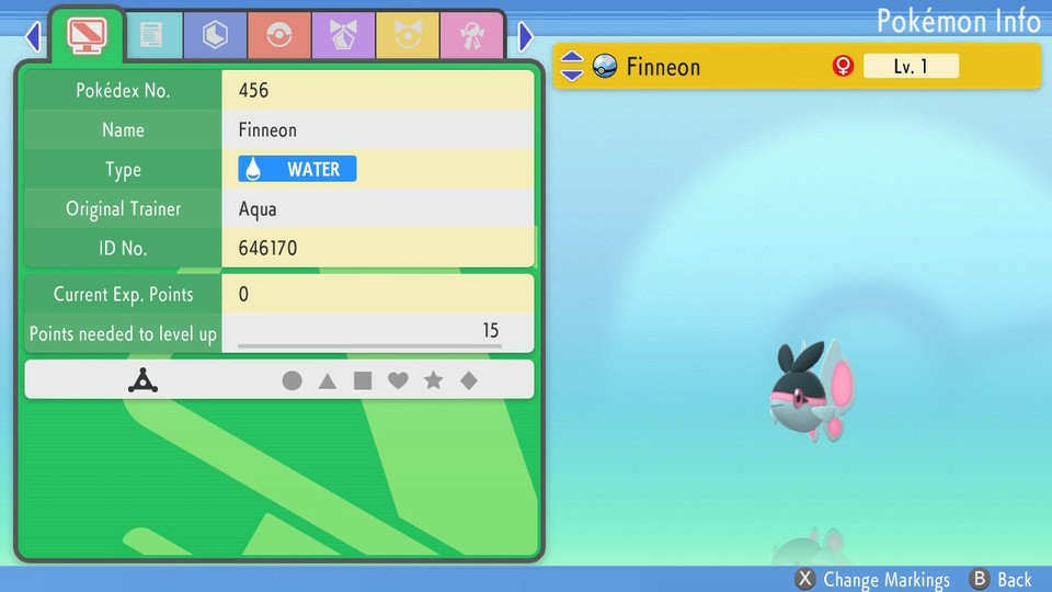 💎Shiny/Non-shiny Finneon/Lumineon 6IV💎Pokémon BD/SP (💯Legal) | eBay