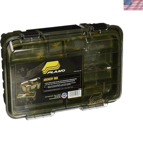 Camo Archery Accessory Box with Clear Compartment - Secure & Stylish ...