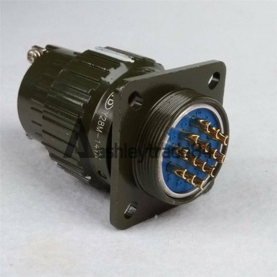 1PCS Military 28mm 14 Pin Twist Male Female Connector #fb | eBay UK