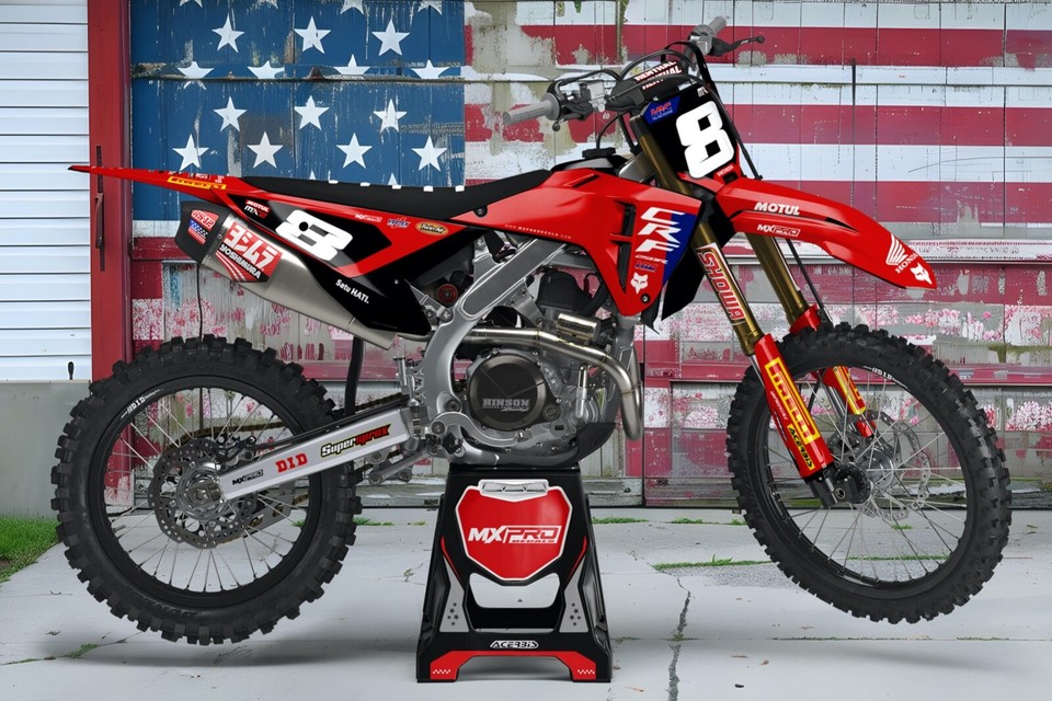 FITS HONDA CRF250R (2025) CRF450R (2025) Graphic kit decals crf ...