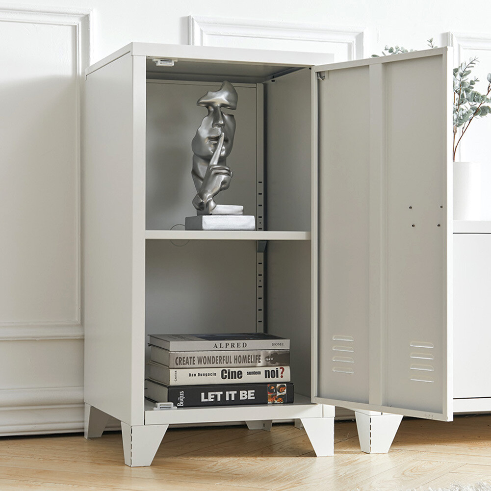 Steel Filing Cabinet Industrial Metal Cupboard Storage Cabinets 2/3 ...