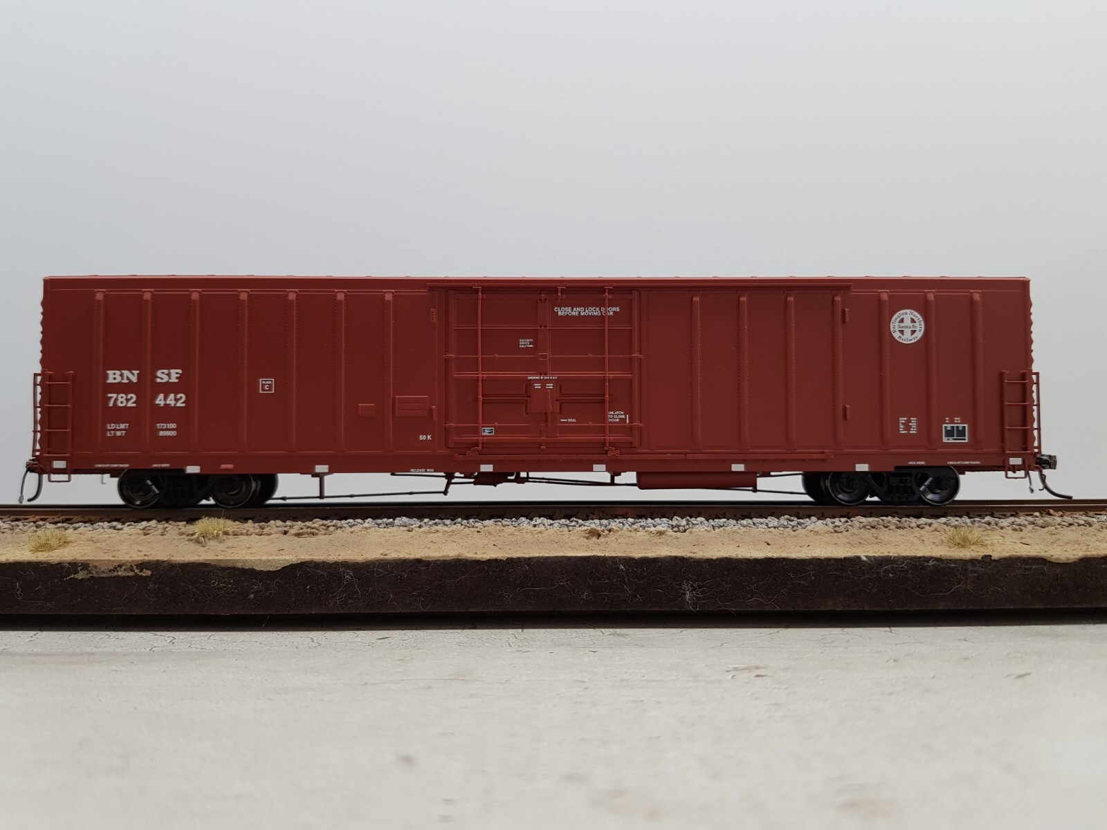 ExactRail 62' Insulated Box car BNSF HO | eBay