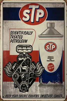 STP Rustic Look Vintage Metal Tin Sign MAN CAVE Shed Garage & Bar Sign ...