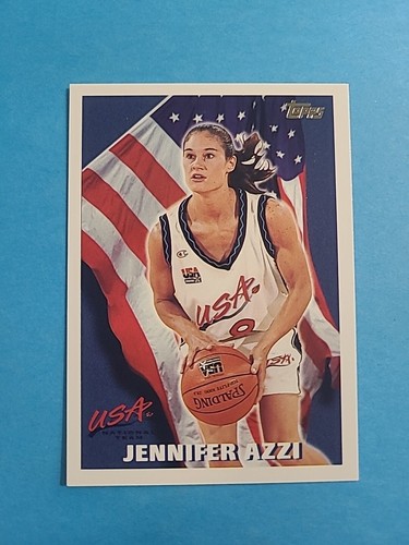 JENNIFER AZZI 1995 TOPPS TEAM USA WNBA BASKETBALL CARD # 1 H9162 | eBay