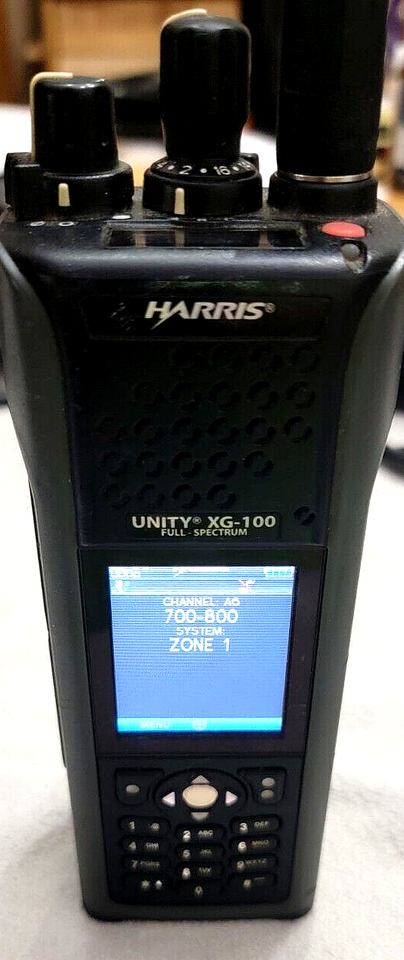 One L3 Harris Unity XG100 portable all bands and P2 W/ New Antenna BLOW ...