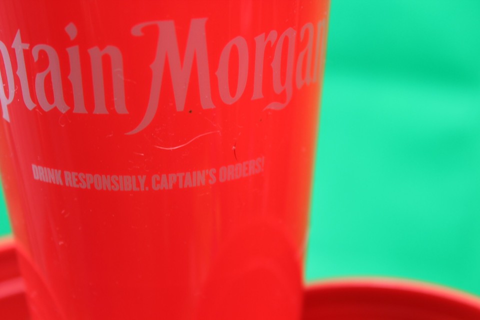 Captain Morgan Reusable Cups (Set of 10) Red plastic | eBay