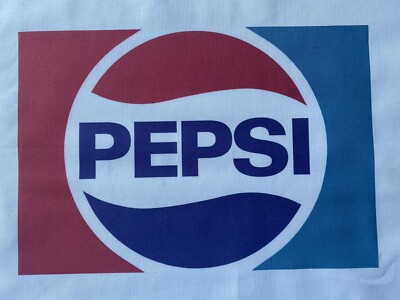 1 Pepsi Logo Quilt Block Square Sew block Blanket Fabric Pepsi Cola ...