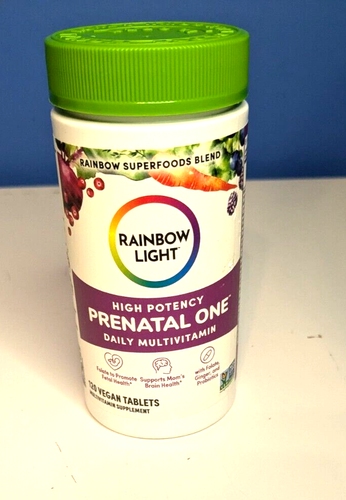 Rainbow Light High Potency Prenatal Daily MultiVitamin 120ct Exp 08/ ...