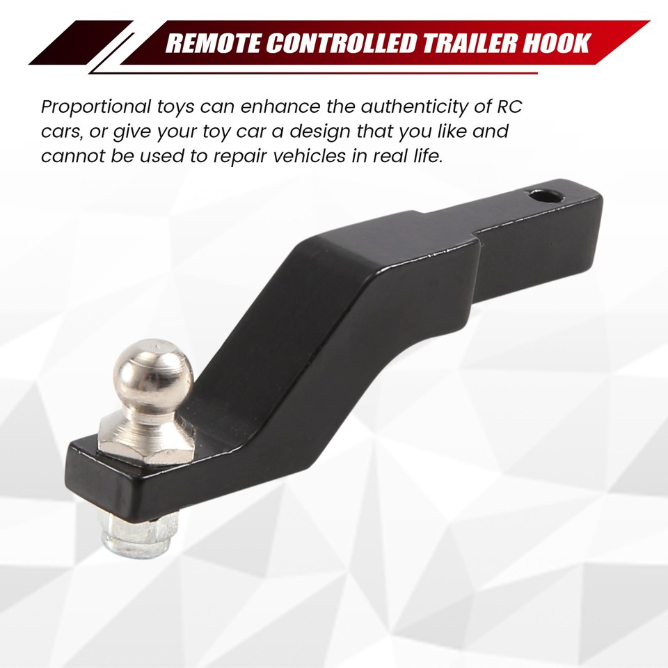 RC Car Metal Trailer Hook Drop Hitch Receiver for 1/10 RC Crawler TRX4 ...