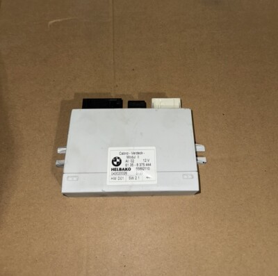 🥇01-06 BMW E46 CONVERTIBLE FOLDING TOP ROOF CONTROL MODULE 8375444 OEM ...