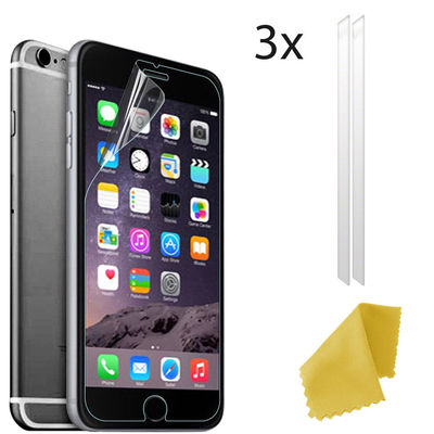 3 x Clear Plastic Screen Guard LCD Protector For Apple iPhone 7 Plus ...