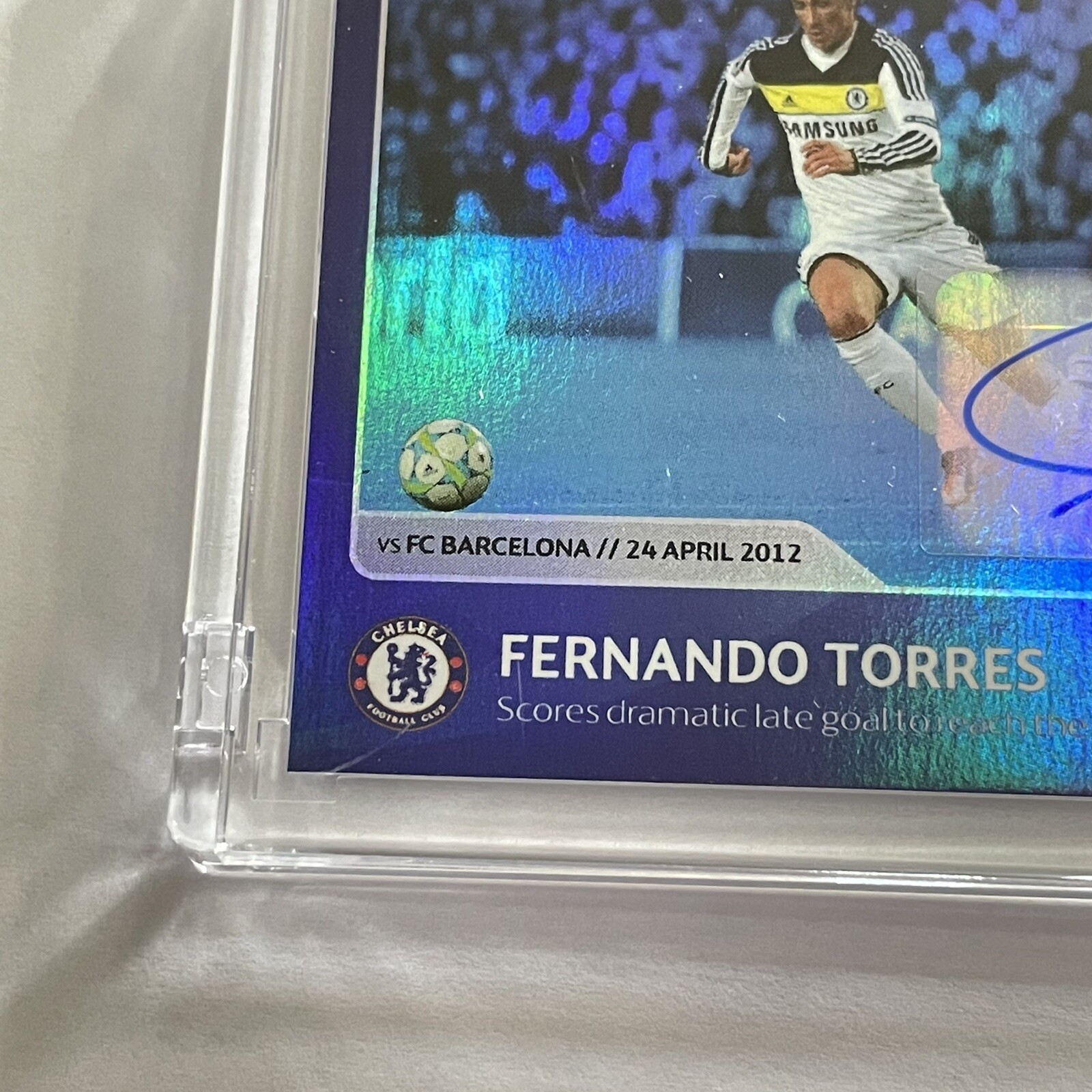 30 Seasons Of UEFA Champions League Fernando Torres Topps Autograph 38 ...