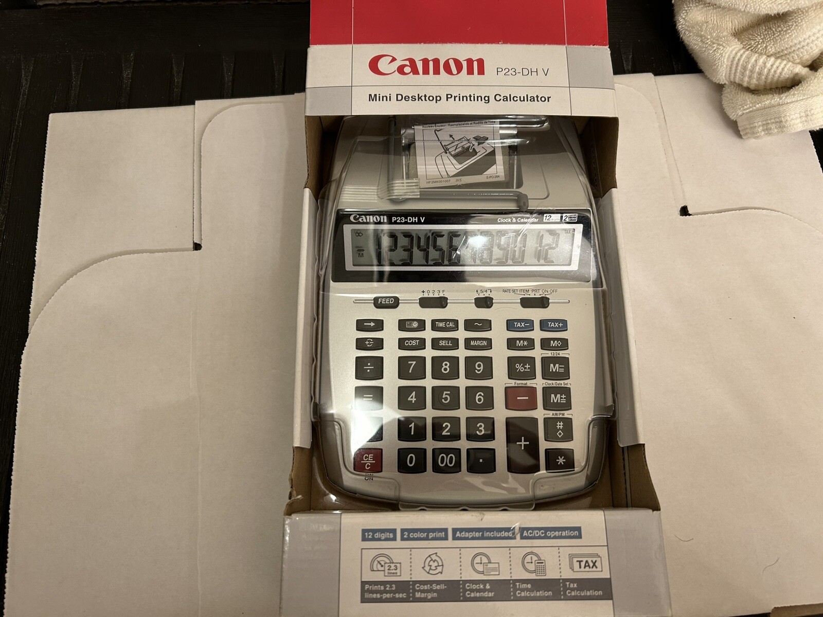Canon Mini Desktop Printing Calculator P 23 DH V for sale online | eBay