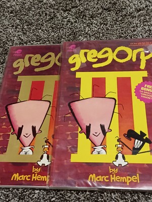 Gregory III Piranha Press 1993 Cover By Mark Hempel Both GOLD & YELLOW ...