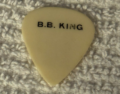Vintage BB King Guitar Pick 1974 TOUR B.B. BB's Stage Used Tour Issued ...