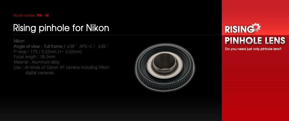 Rising Pinhole Wide-V Lens for Nikon | eBay