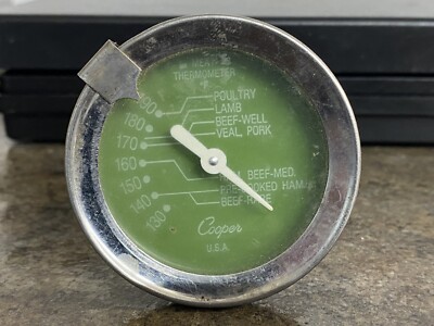 Vintage Cooper Meat Thermometer - Candy - Made In USA - Pre Owned (tr ...