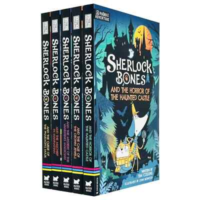 Tim Collins Horror Adventures of Sherlock Bones Series 5 Books ...