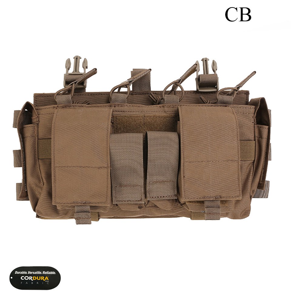 EMERSON Tactical Chest Rig Bags MF Style Gen IV Placard 9mm 5.56 ...