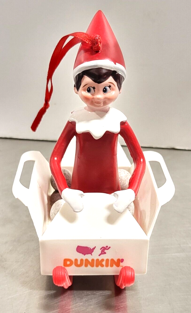 Dunkin Donuts 2022 Elf on the Shelf Christmas Ornament Munchkin Limited ...