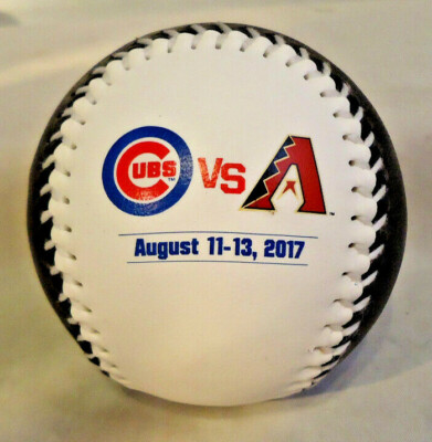 2017 MLB CHICAGO CUBS VS ARIZONA DIAMONDBACKS CHASE FIELD SOUVENIR BALL ...