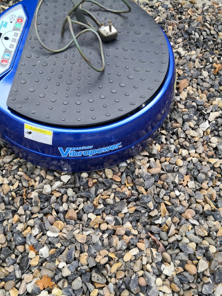 Vibrapower Disc BW5040 Vibration Plate Muscle Exercise Blue good ...