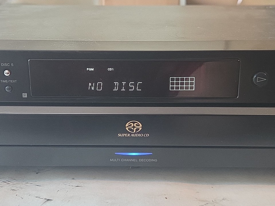 Sony 5-Disc SCD-CE595 Super Audio CD Changer SA 5.1 Ch Player - No ...