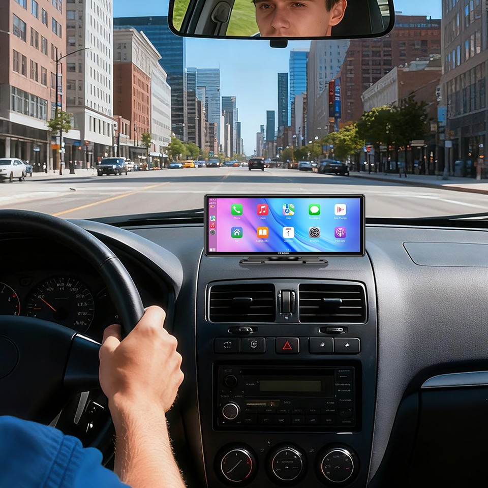 10.26 Inch IPS Touch Screen Car Portable Apple CarPlay Tablet Android ...