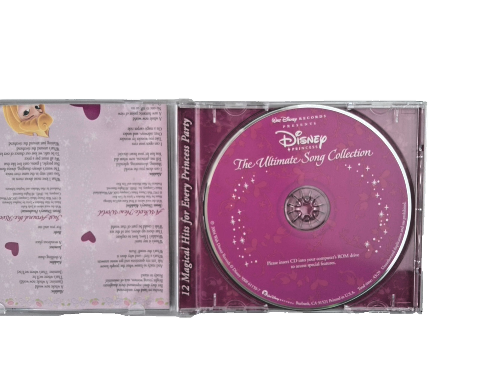 Disney Princess – Ultimate Song Collection CD Jewel Case VG 2 ...