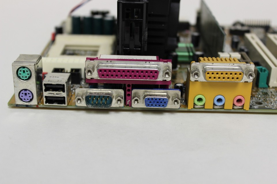 BIOSTAR M6TWG VER 1.1 MOTHERBOARD WITH MEMORY AND 500MHZ PROCESSOR CPU ...