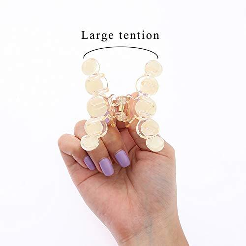 3Pcs Hair Claw Clamps Pearl Barrettes Non Slip Clips Accessories for ...