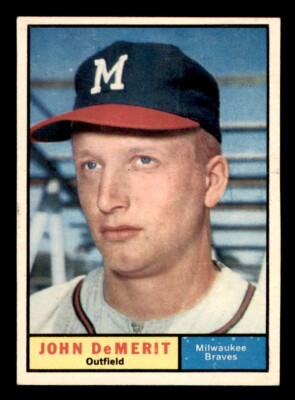 1961 Topps Baseball #501 John DeMerit EX/MT | eBay