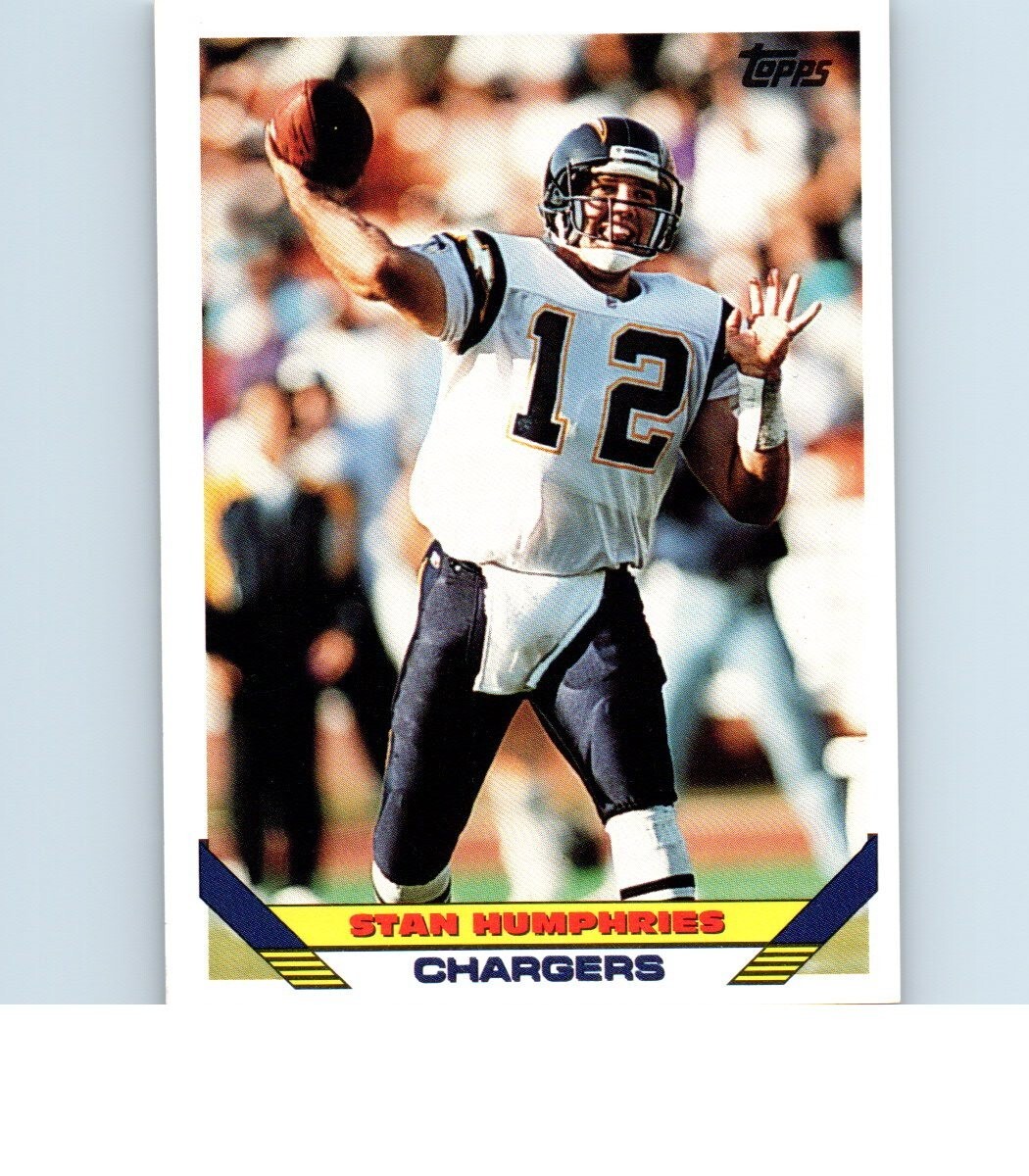 Stan Humphries 444 Chargers 1993 Topps Football Trading Card | eBay