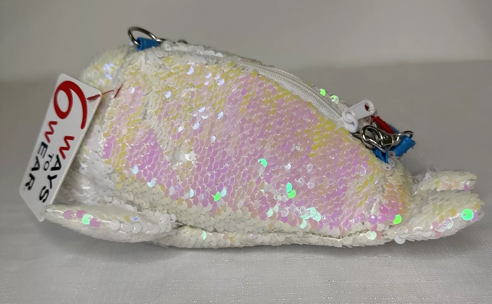 TY ICY Seal Flippy Sequin Purse Clutch Belt Cross-Body Wristlet ...