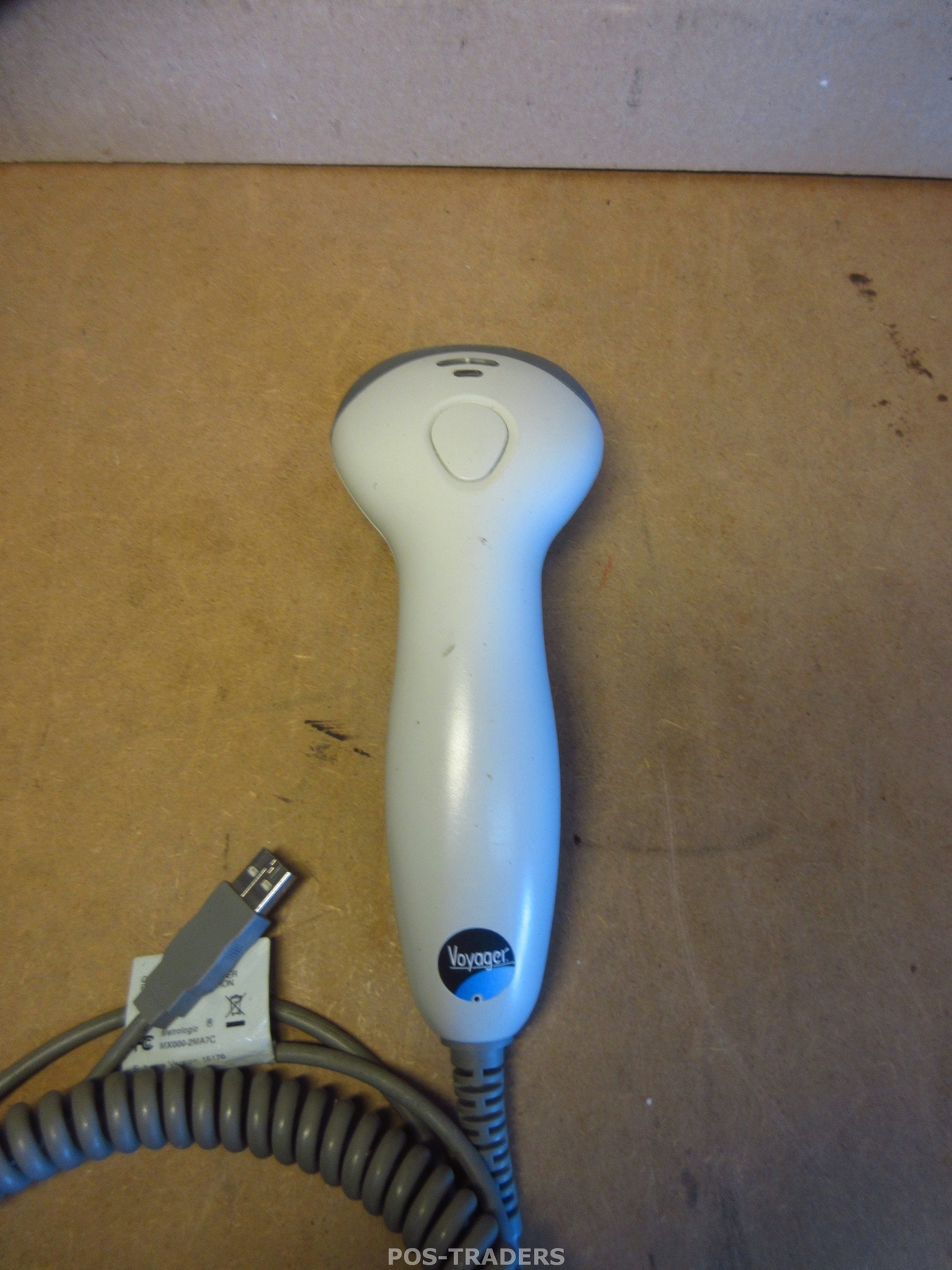 Metrologic MS9520 Voyager 1D POS Handheld Barcode Scanner Reader White ...