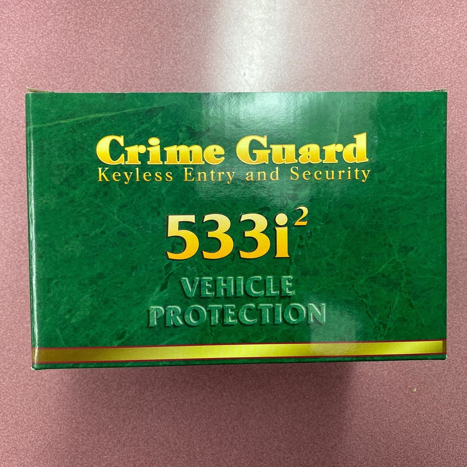 NEW IN BOX Crime Guard 533i2 Keyless Entry Car Alarm Security System ...